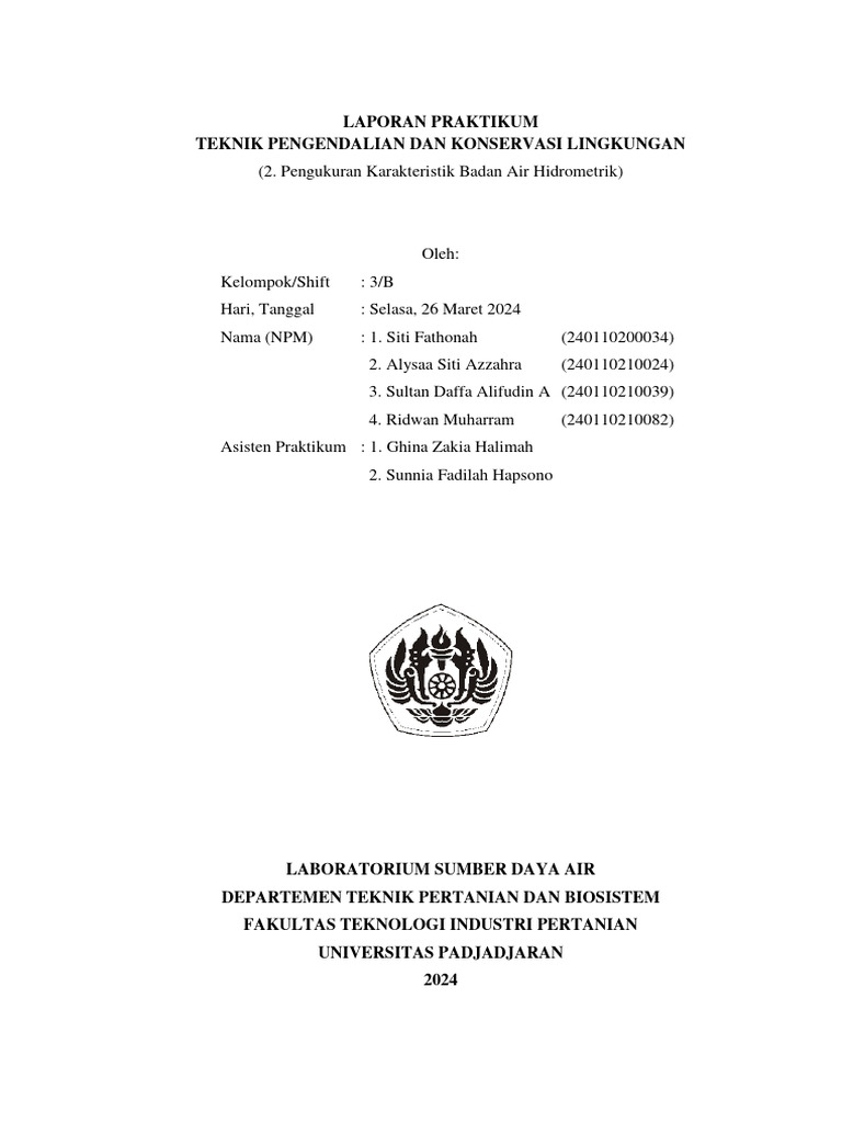 Pengukuran Karakteristik Badan Air Hidrometrik | PDF