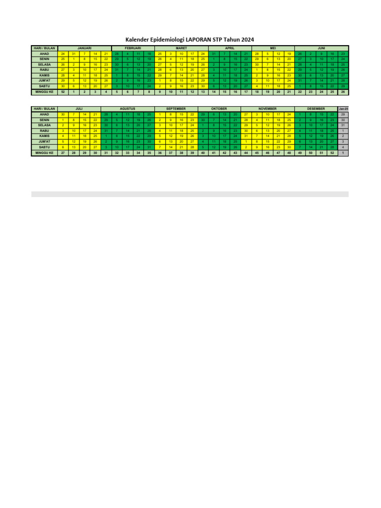 Kalender STP 2024 | PDF