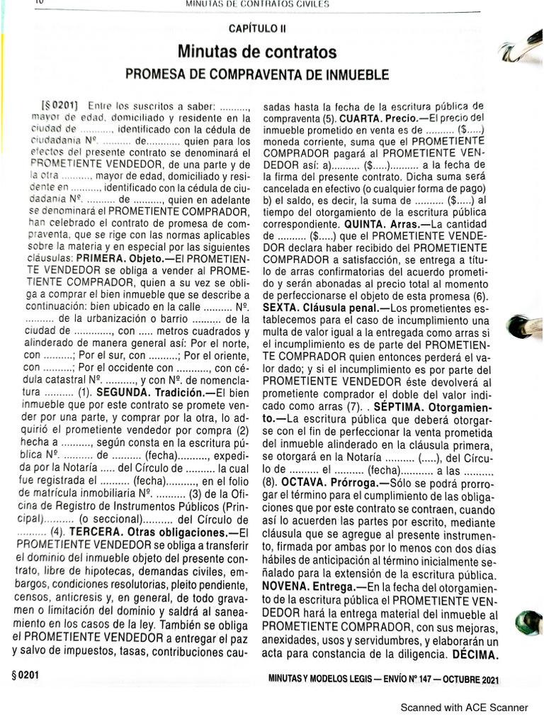 Minutas y Modelos - Legis | PDF | Cooking, Food & Wine