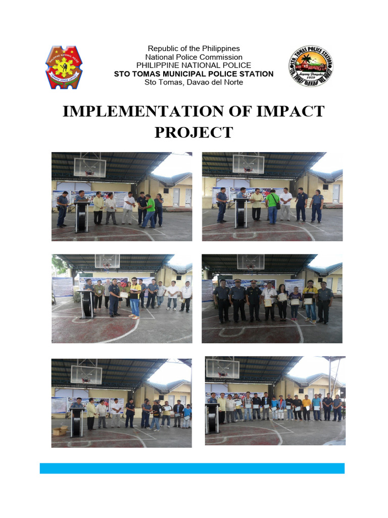 Impact Project Barangay Bayani | PDF | Law Enforcement | Crime & Violence