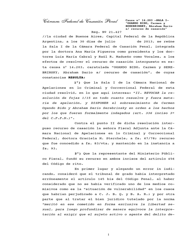 Ogando y Serebrinsky | PDF | La violencia contra las mujeres | Trata de ...