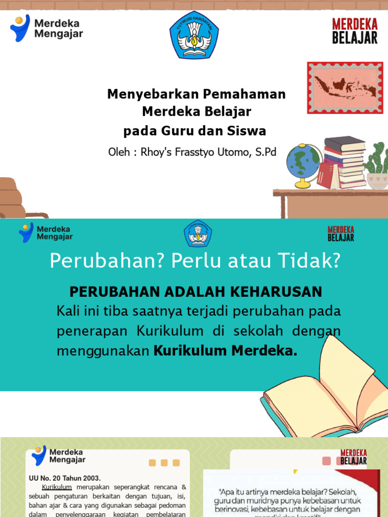 Menyebarkan Merdeka Belajar Rhoys | PDF