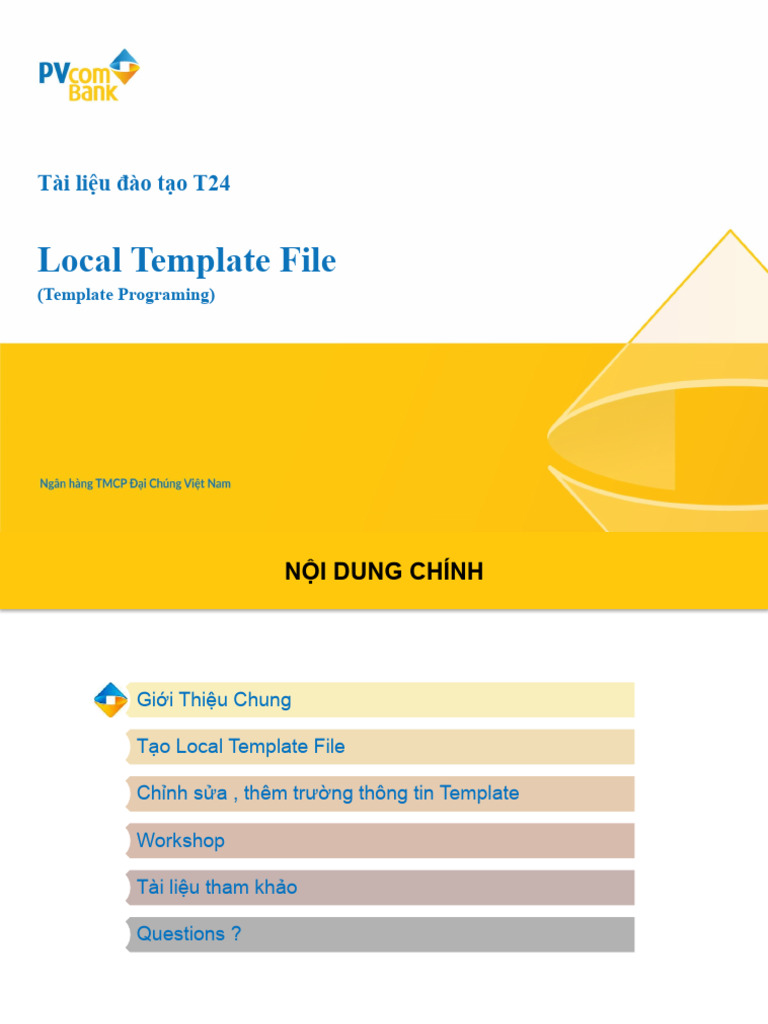 Local Template File | PDF