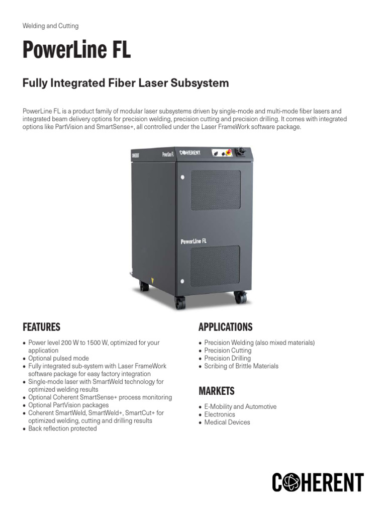 Precision Laser Systems for Industry | PDF | Laser | Optical Fiber