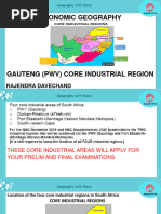 Gauteng PWV Industrial Region Overview | PDF | South Africa | Economies