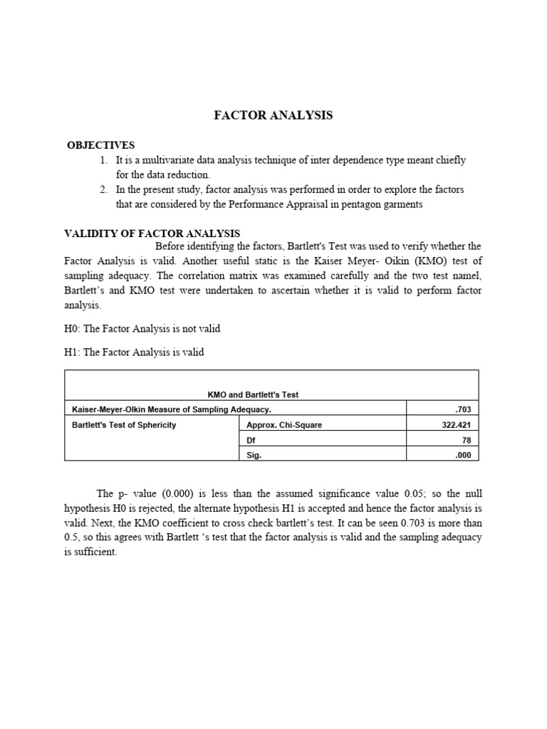 Factor Analysis | PDF | Factor Analysis | Variance Factor Analysis | PDF | Factor Analysis | Variance