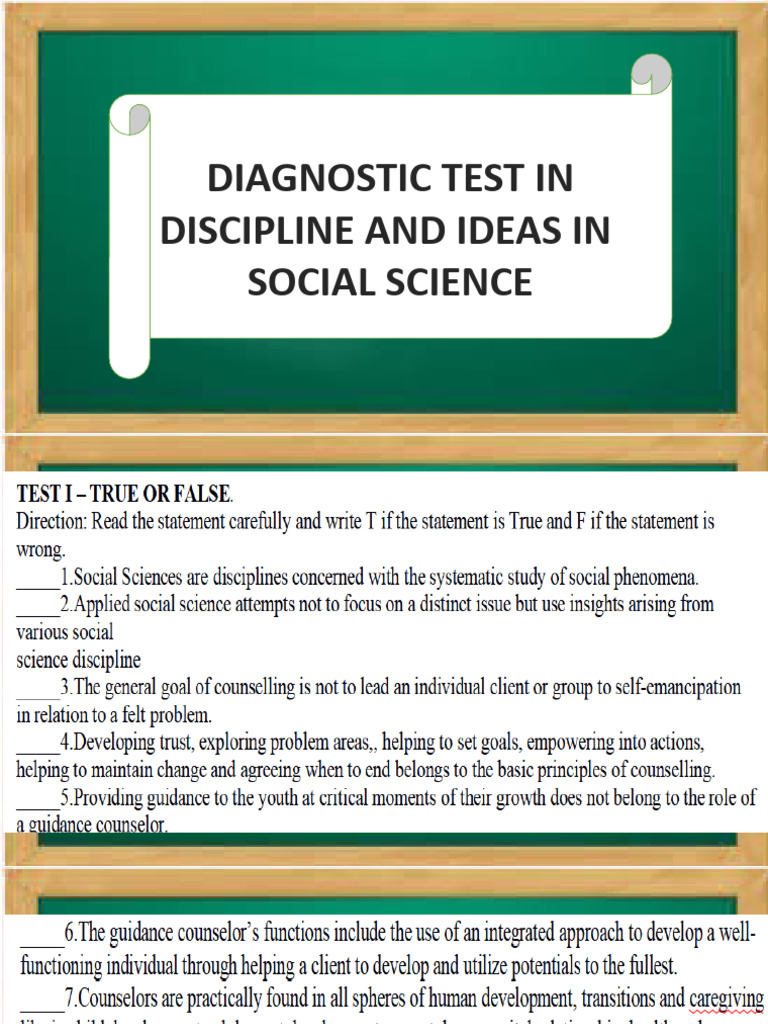 Diagnostic Test Diss and World | PDF | Monotheism | God