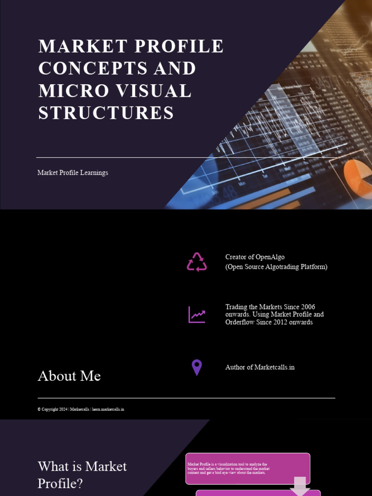 Market Profile - Visual References | PDF | Market (Economics) | Day Trading