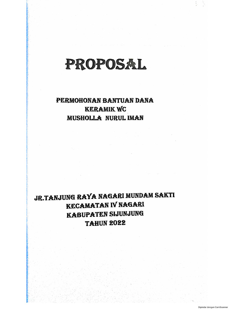 Contoh Proposal | PDF
