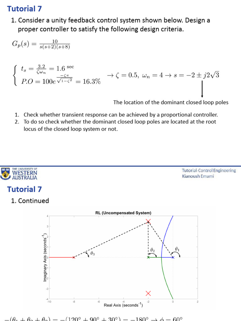 Tutorial 7 Solutions 2022 | PDF | Feedback | Applied Mathematics