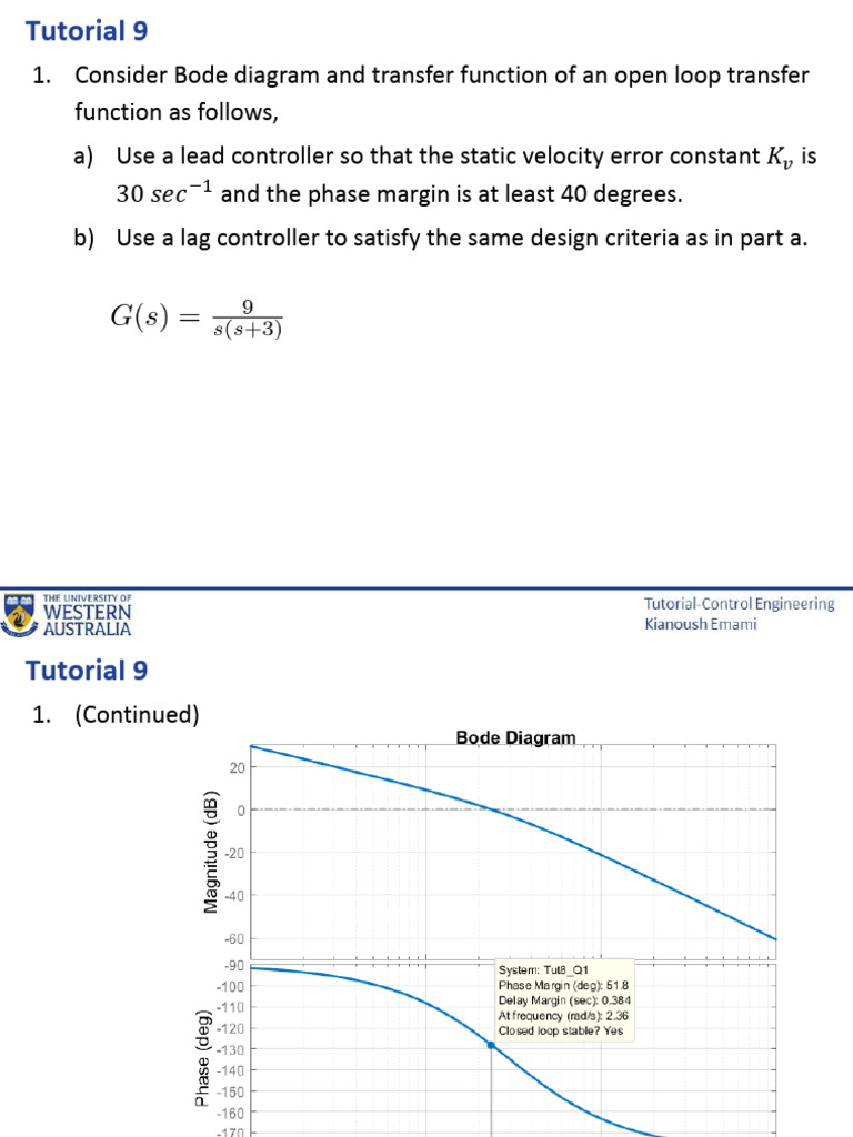 Tutorial 9 Solutions 2022 | PDF | Mechanics | Computer Engineering