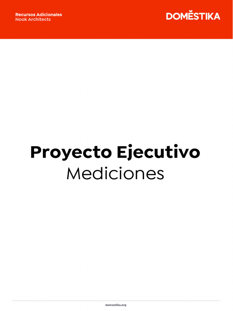 U5-03 Proyecto Ejecutivo Mediciones - ES | PDF | pared | Ingeniería de Edificación