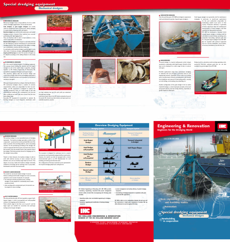 Brochure Special Dredging Equipment | PDF | Dredging