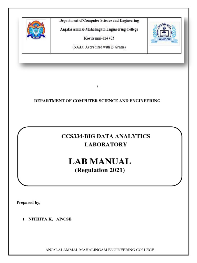 Bigdatamanualfinal 231019063224 d211cb48 | PDF | Apache Hadoop | Matrix (Mathematics)