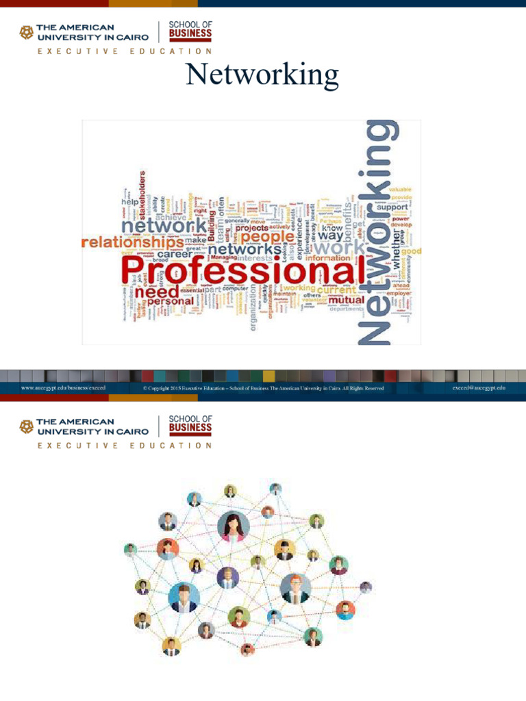 3 - Networking & Cooperation | PDF | Body Language | Conversation