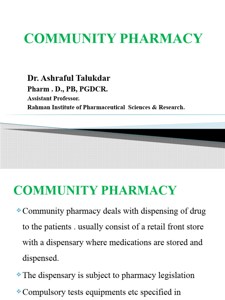 Munity Pharmacy | PDF | Pharmacy | Pharmacist