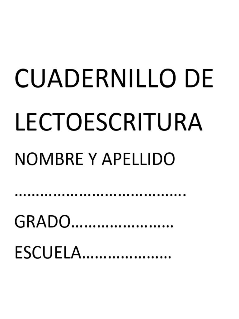 Cuadernillo de Lengua 1 Grado | PDF | León