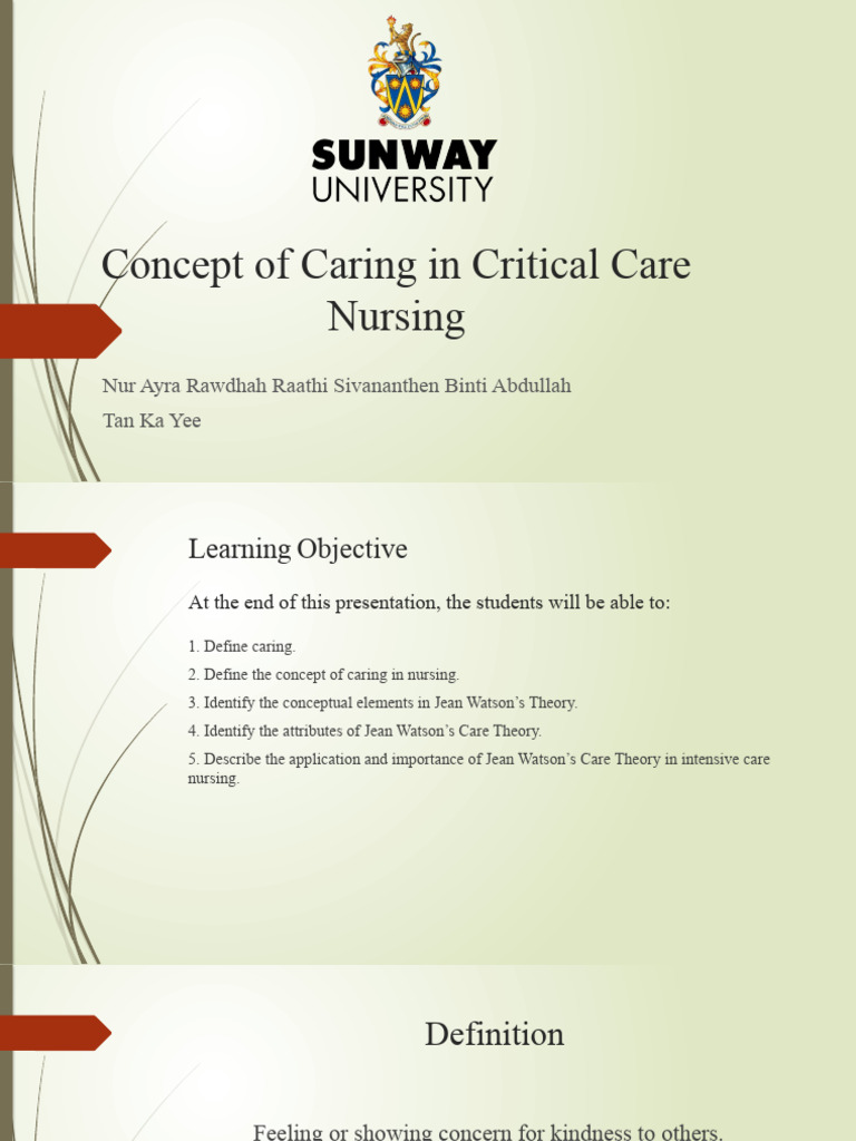 Presentation Caring | PDF | Psychology | Behavioural Sciences