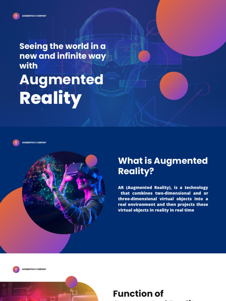 Augmented Reality Presentation | PDF | Augmented Reality | Computing