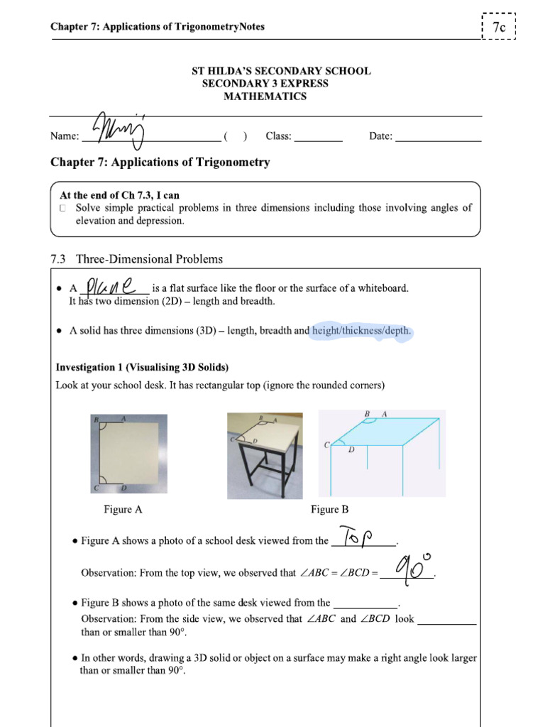 7.3 Trigo Applicatiosn | PDF