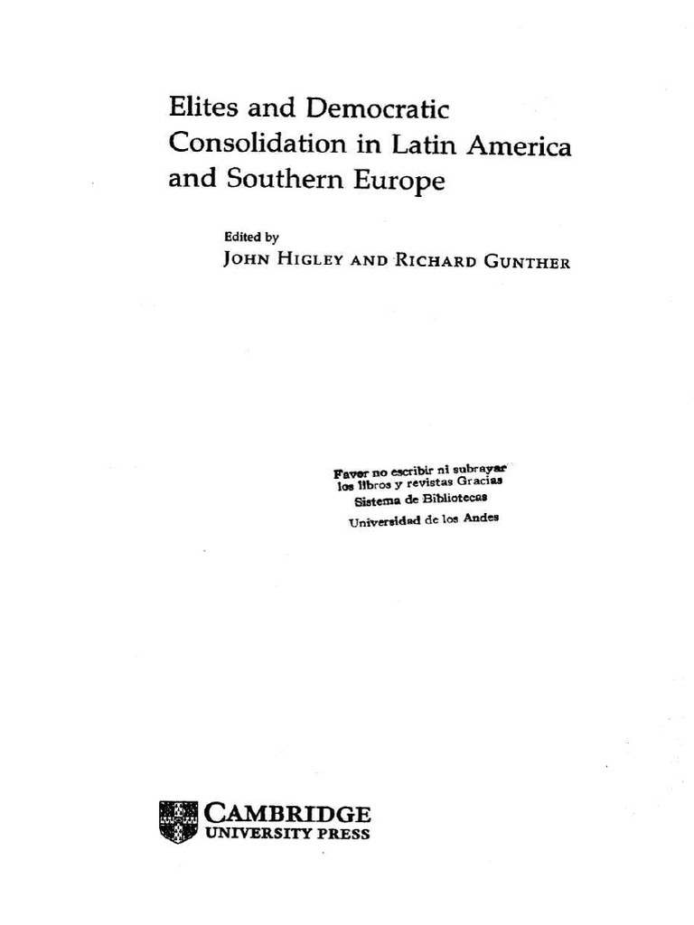 5 - John Higley y Richard Gunther | PDF