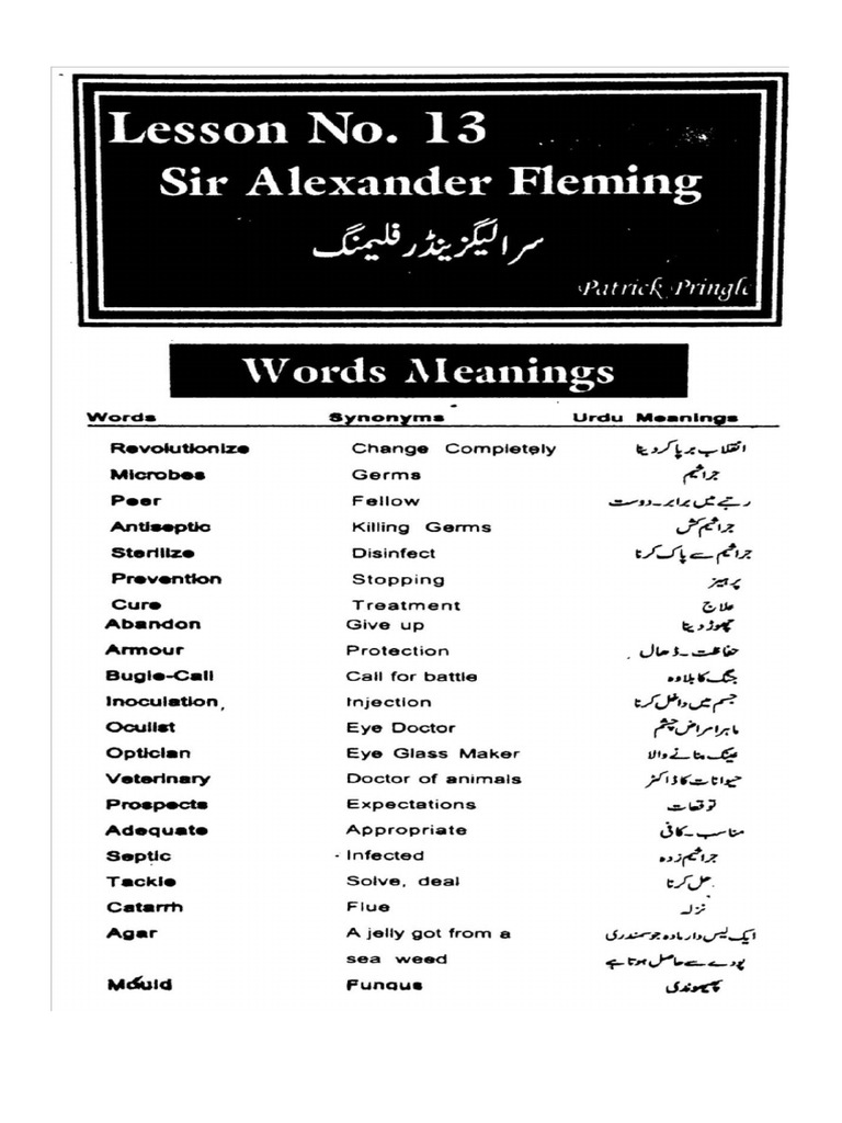 Chapter 13 English Notes 12th Class | PDF