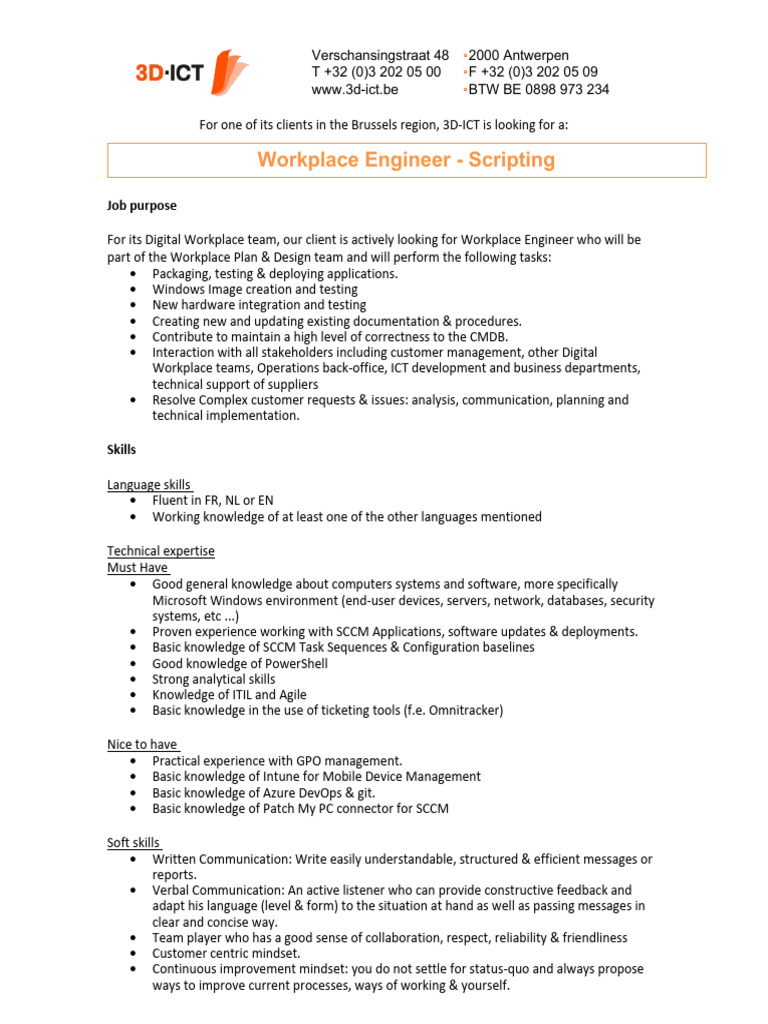 Workplace - Engineer - Scripting 1 | PDF | Software | Information ...