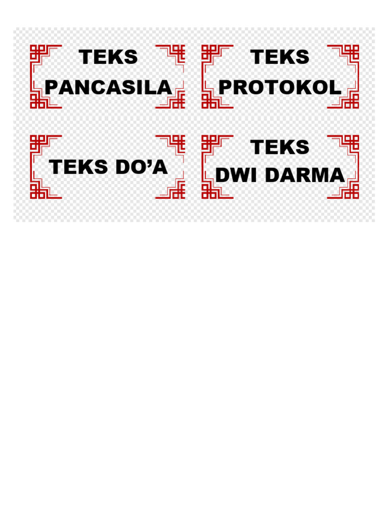 Teks Pancasila | PDF