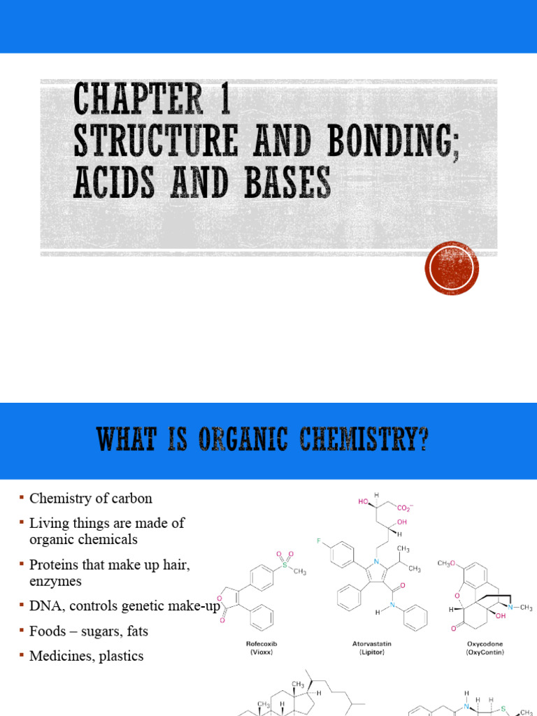 Understanding Organic Chemistry Basics | PDF | Acid | Chemical Bond