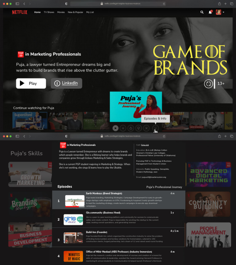 Netflix CV | PDF | Startup Company | Small Business & Entrepreneurs