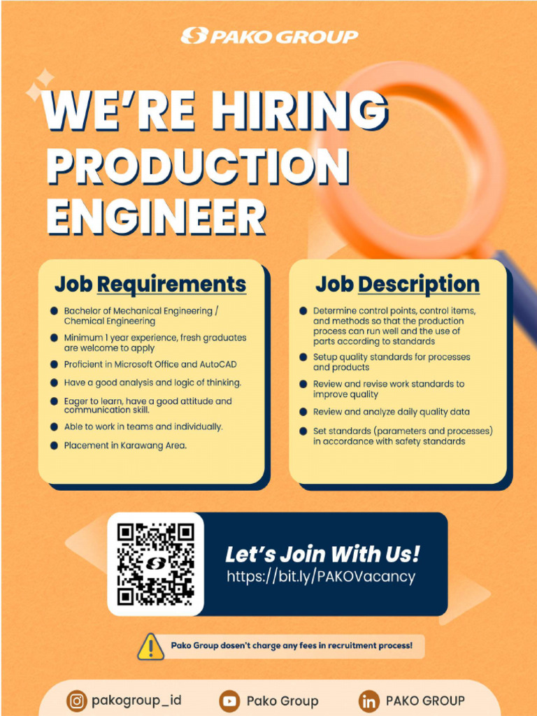 Job Vacancy PAKO Group | PDF