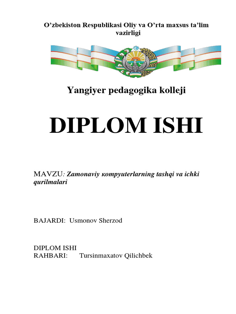 Diplom ishi | PDF