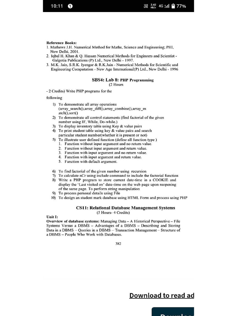 PHP | PDF
