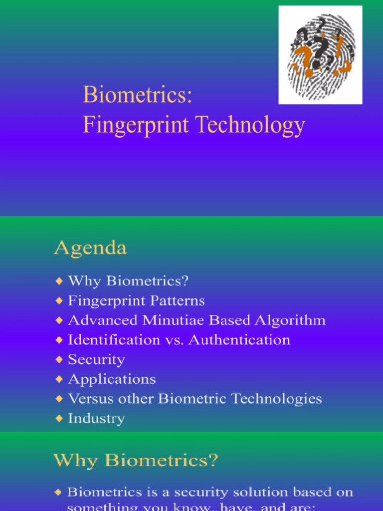 Biometric | PDF
