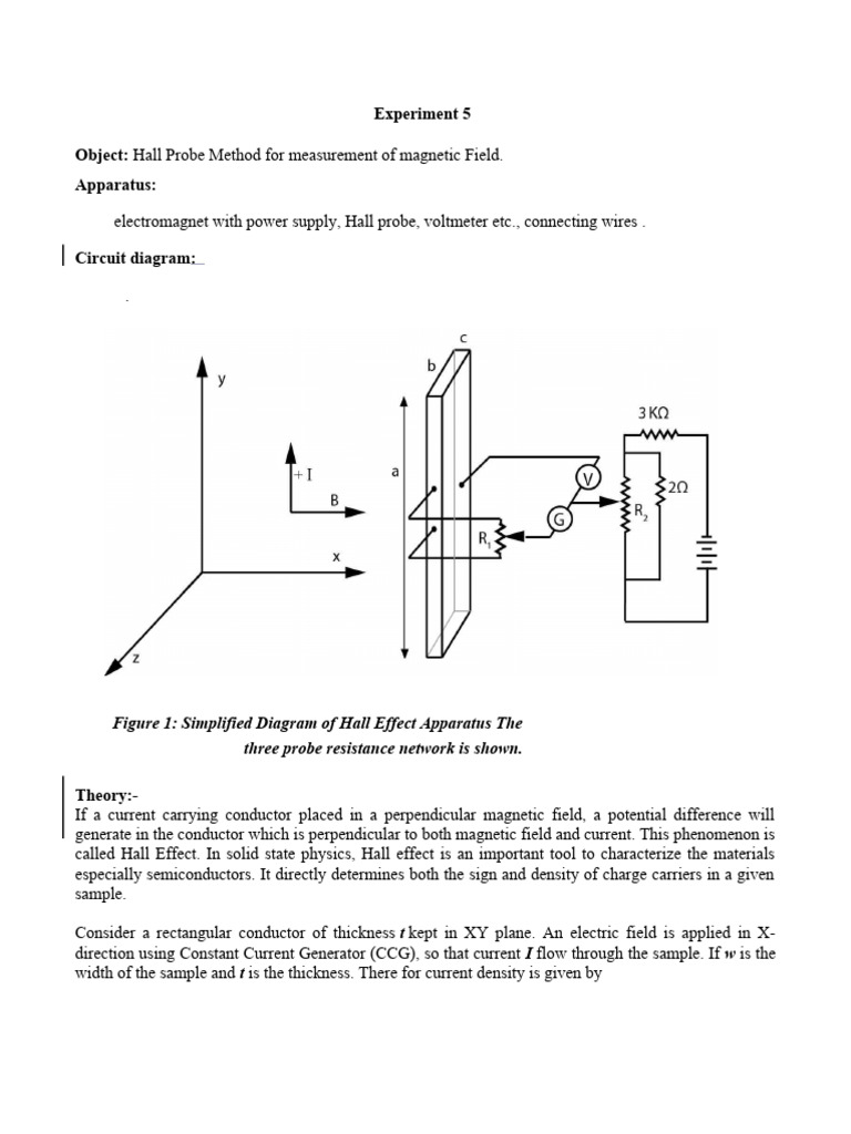 Experiment 5PY 304 | PDF | Voltage | Magnetic Field