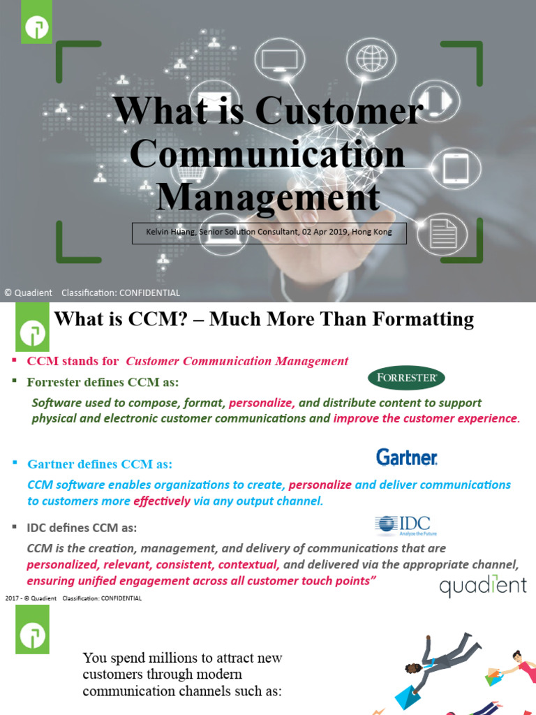 02 - What Is Customer Communication Management & Customer Experience ...