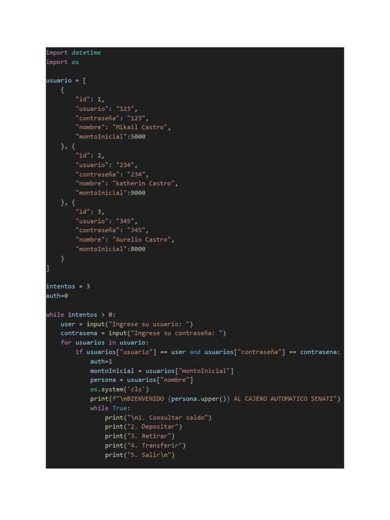 Cajero Automatico en Word | PDF | Autenticación | Tecnología de seguridad