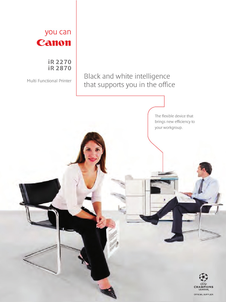 Canon Ir2270 Ir2870 Brochure | PDF | Printer (Computing) | Computer ...