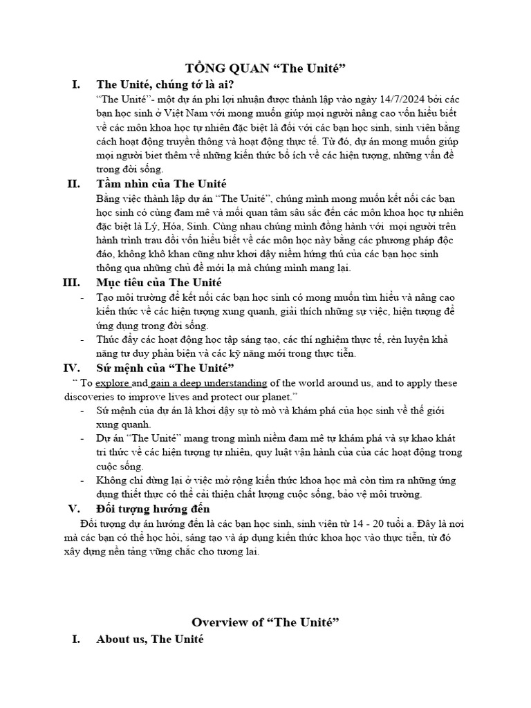 T NG Quan The Unité | PDF