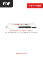 FortiSwitch 424E-Fiber Specifications | PDF | Network Switch | Ethernet