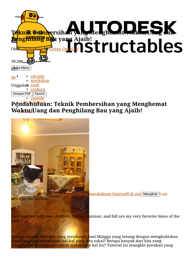 Cleaning Techniques That Save - Time - Money and A Miracle Odor Destroyer! - 9 Steps (With ...