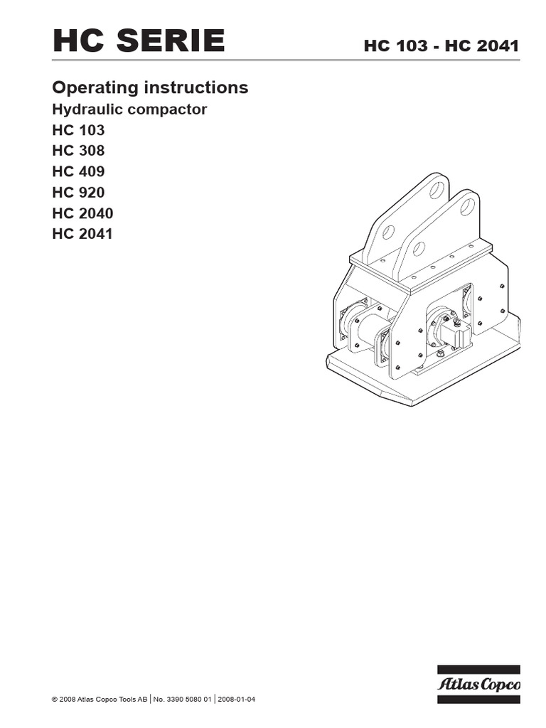 Operating Instructions - COMPACTORS | PDF | Pipe (Fluid Conveyance) | Leak