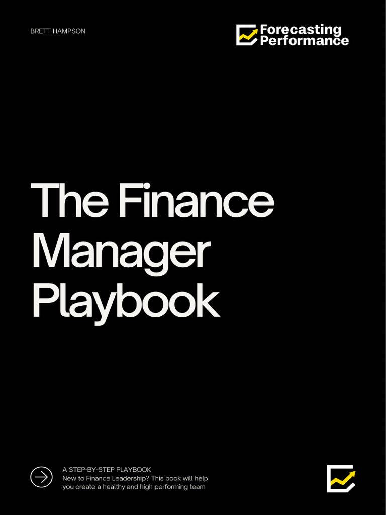 The Finance Manager Playbook | PDF