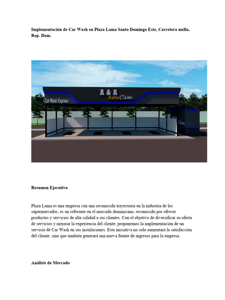 Car Wash Express Plaza Lama | PDF | Lavar | Business