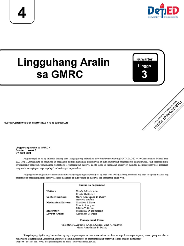 Le Gmrc4 q1 Week3 v3 Final | PDF