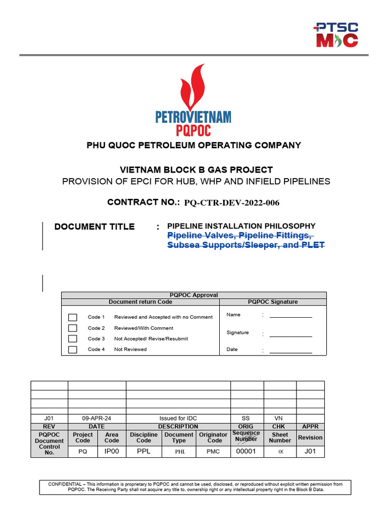 Pipeline Installation Philosophy Overview | PDF | Specification ...