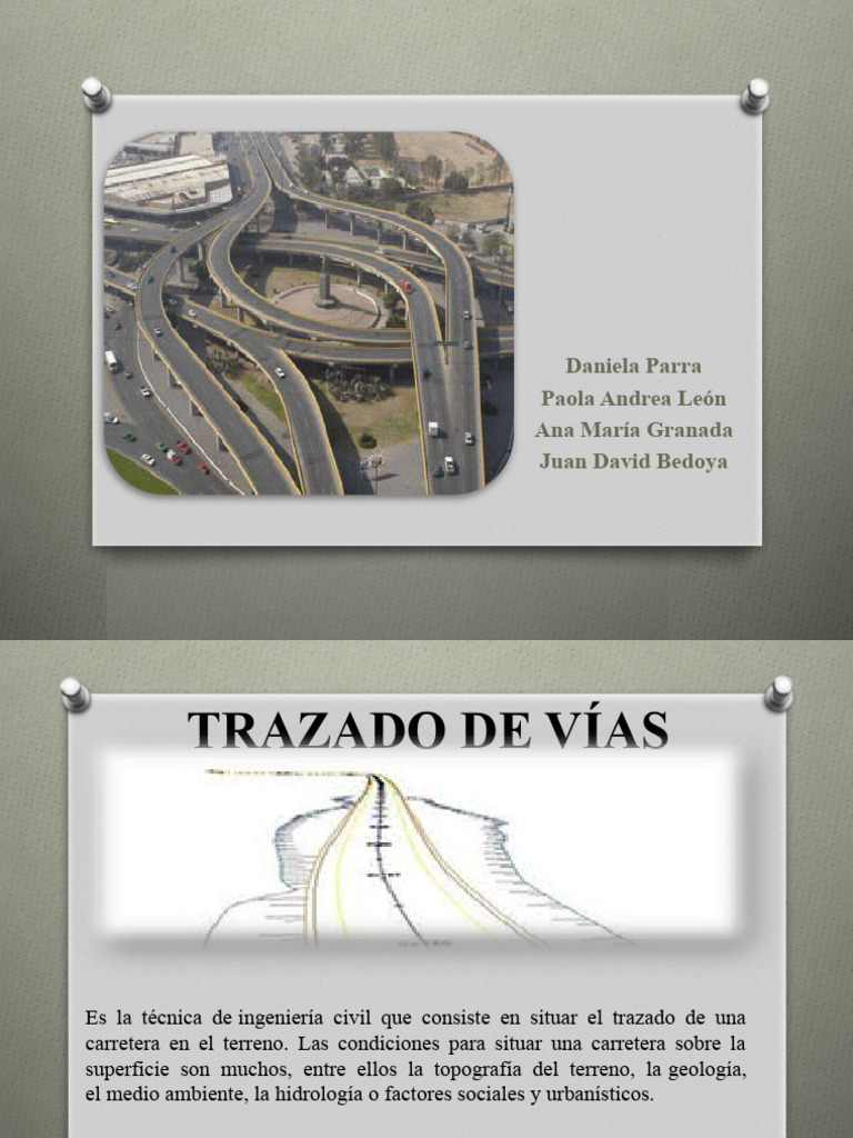 Exposición I - Ana, Paola, Daniela, Bedoya | PDF | La carretera | Topografía