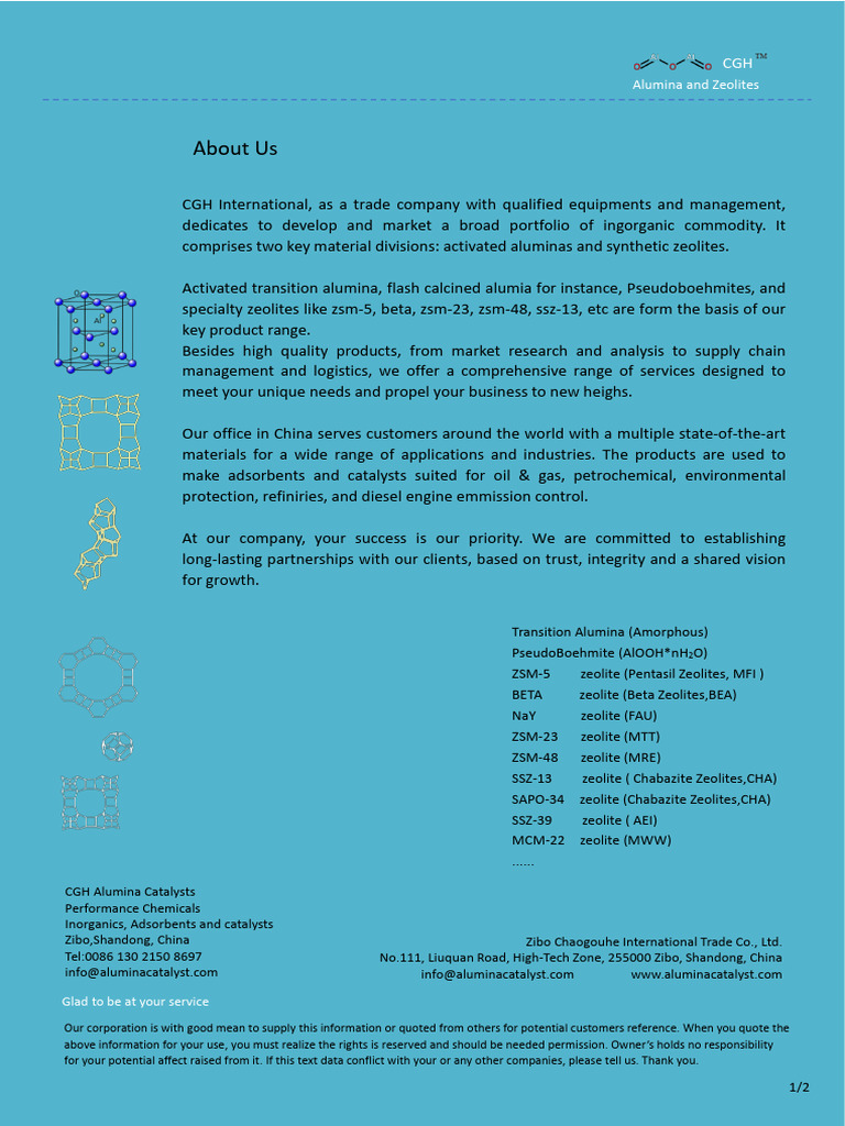 2024.05.08 Boehmite-TDS - Specification | PDF | Aluminium Oxide | Zeolite
