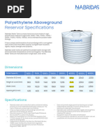 5000L Jojo Tank Dimensions and Features | PDF | Materials | Building ...