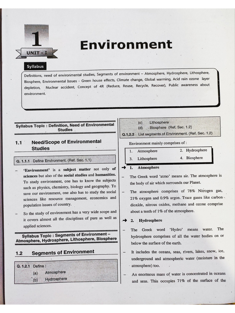 EVS Chapter 1.pdf | PDF